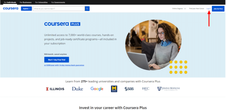Coursera Plus Free Trial 2025: Access 7 Days Offer