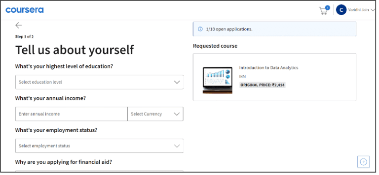 How to Apply For Financial Aid on Coursera (Guide)